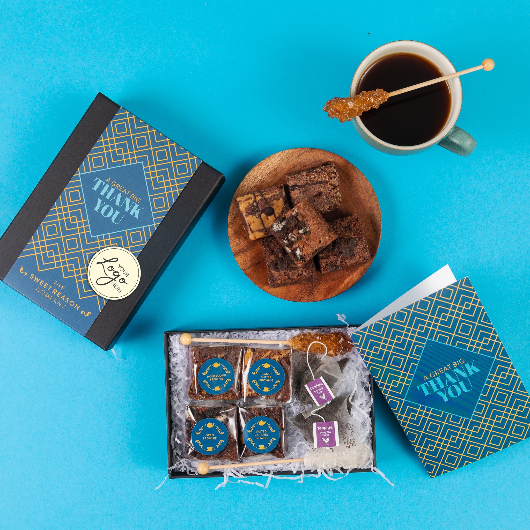 Branded & personalised 'Thank You' Afternoon Tea For Two Gift – The ...