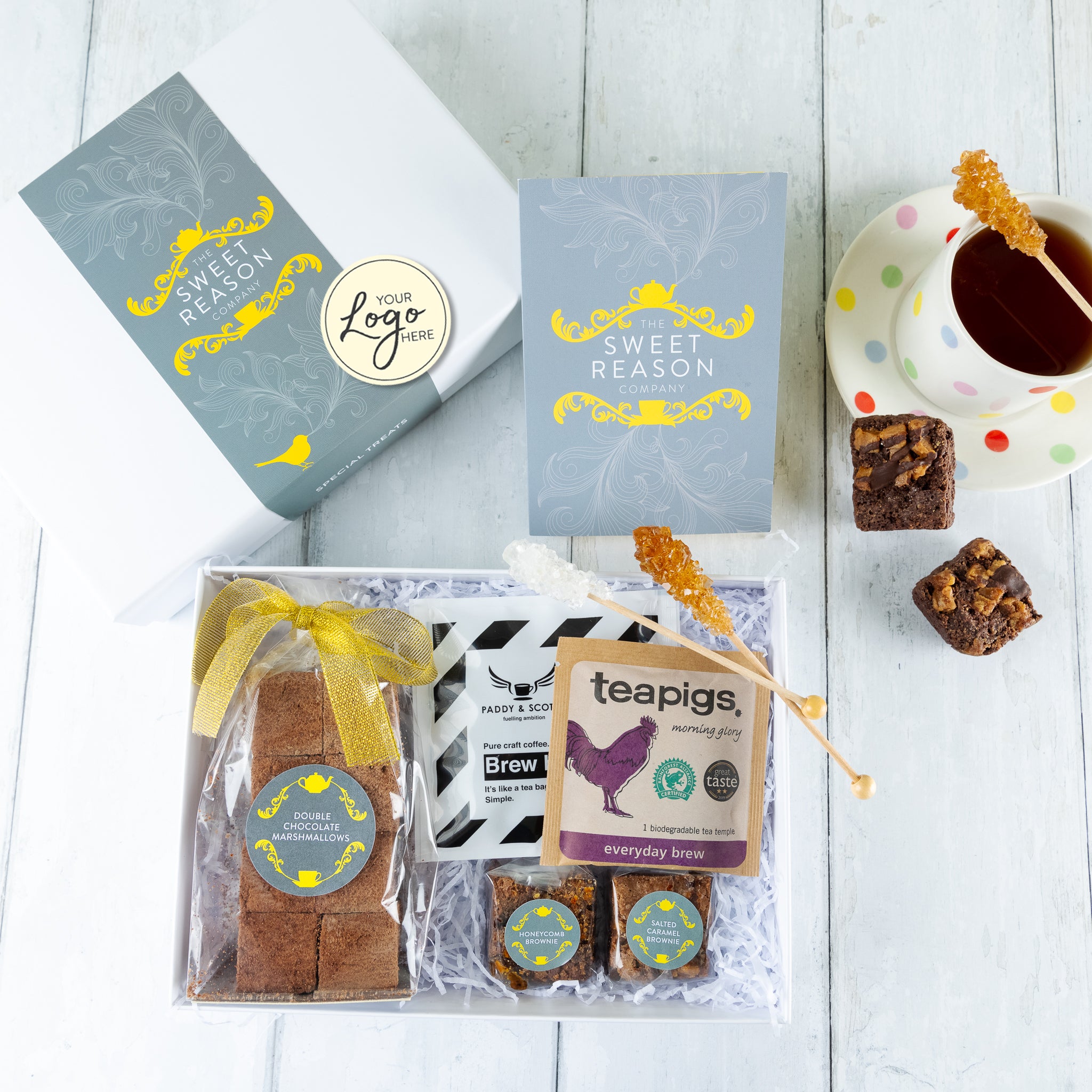 Branded & personalised The Coffee and Chocolate Orange Afternoon Tea B ...