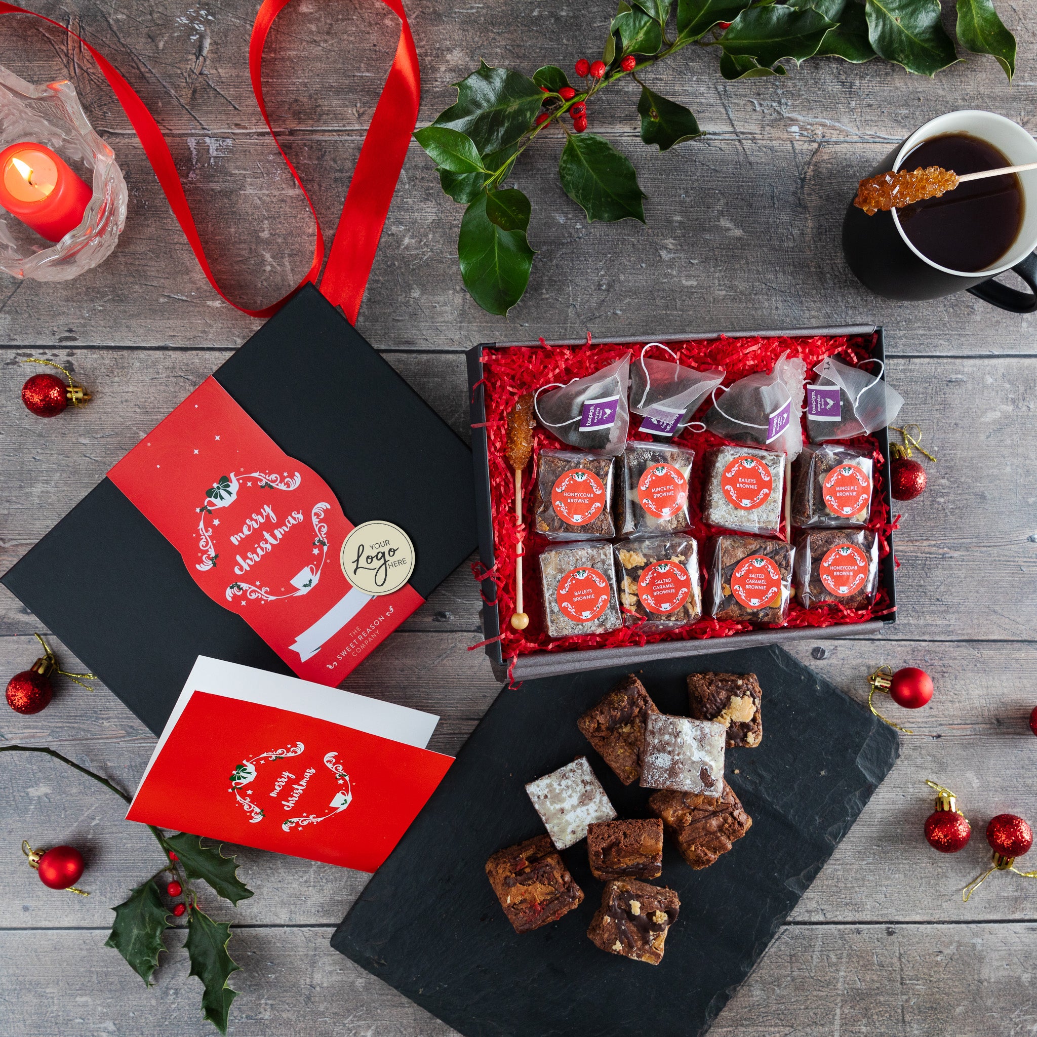Christmas Afternoon Tea For Four Gift Box – The Sweet Reason Company