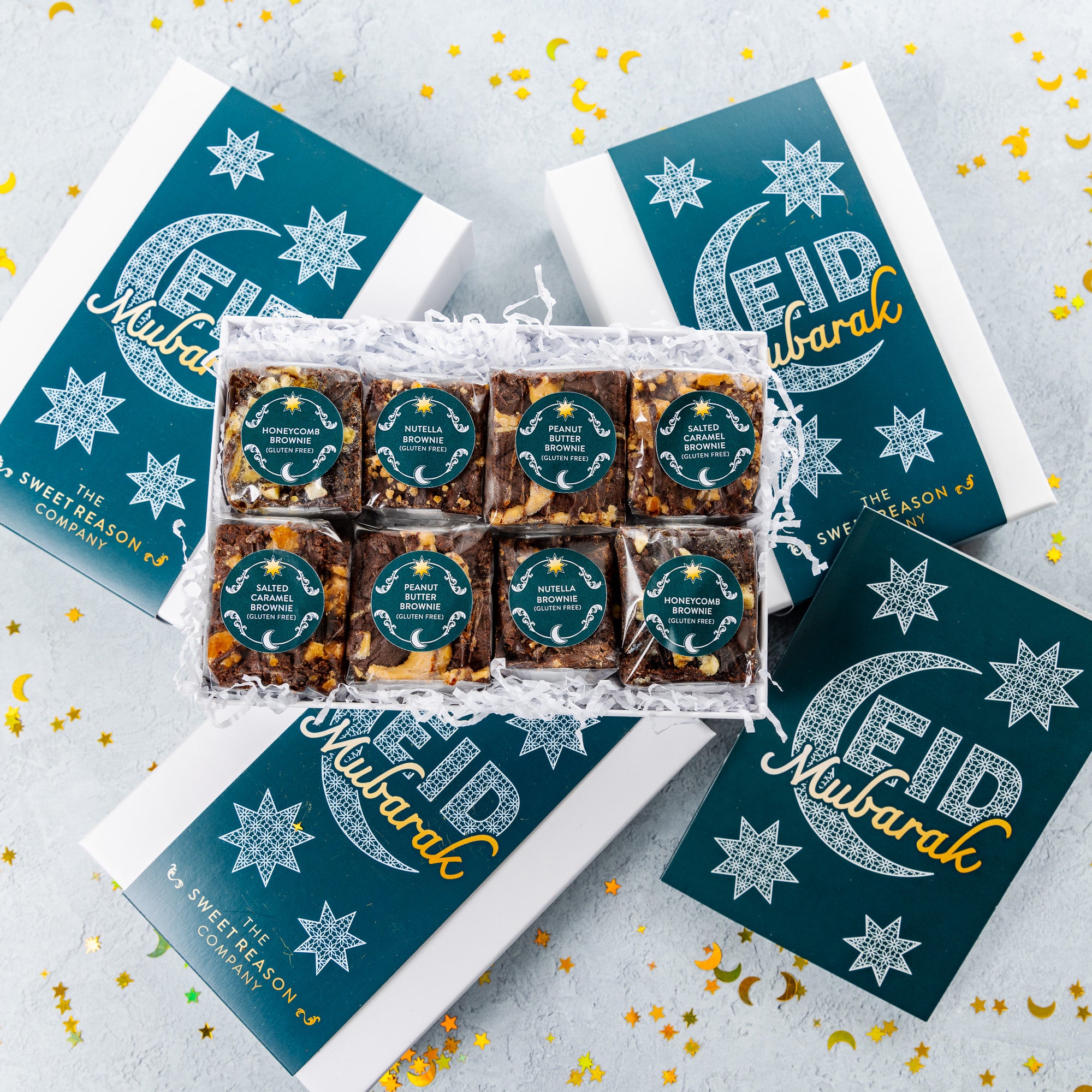 'EID' Gluten Free Luxury Brownie Box – The Sweet Reason Company