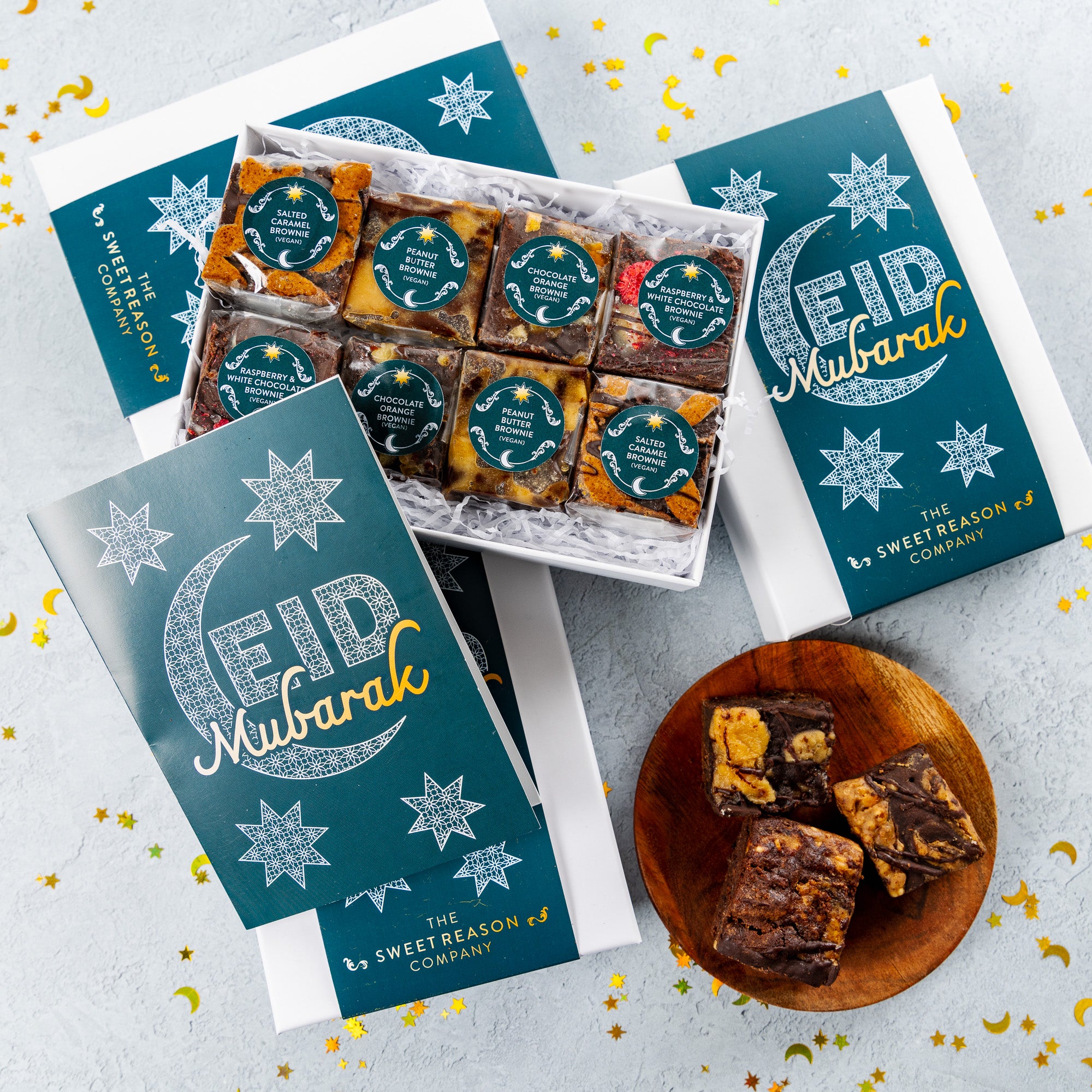'EID' Vegan Luxury Brownie Box – The Sweet Reason Company