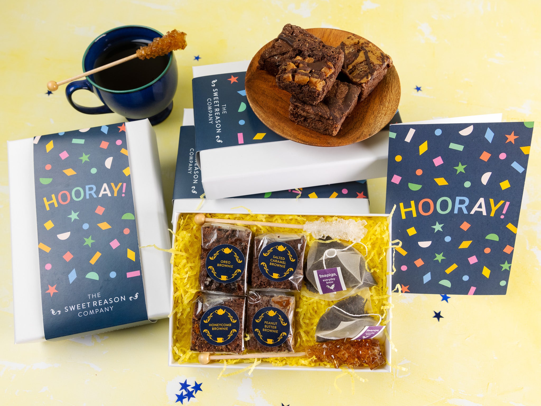 'Hooray!' Afternoon Tea For Two Gift – The Sweet Reason Company