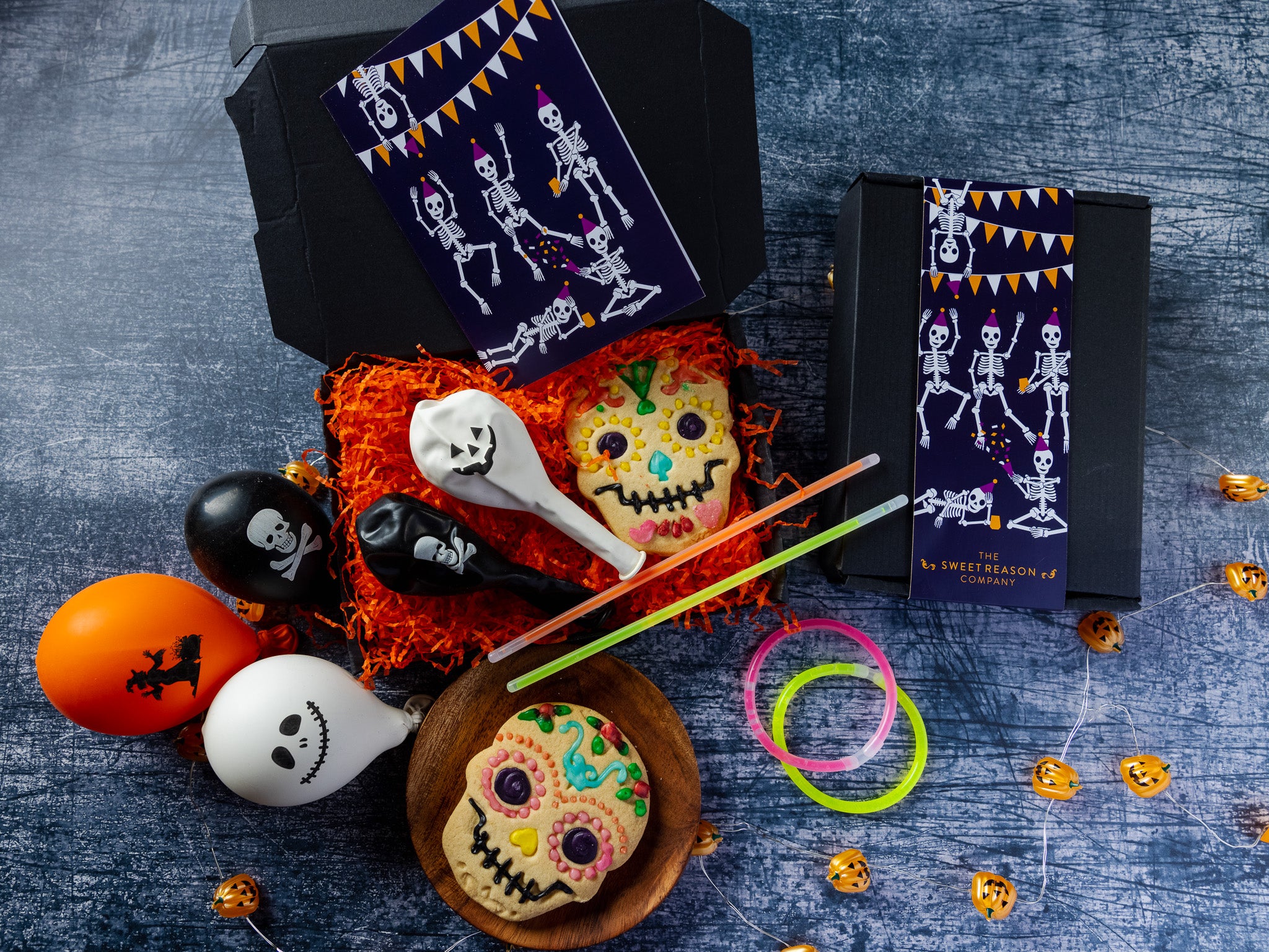 Letterbox 'Skeleton' Day of the Dead Biscuit & Party Pieces – The Sweet ...