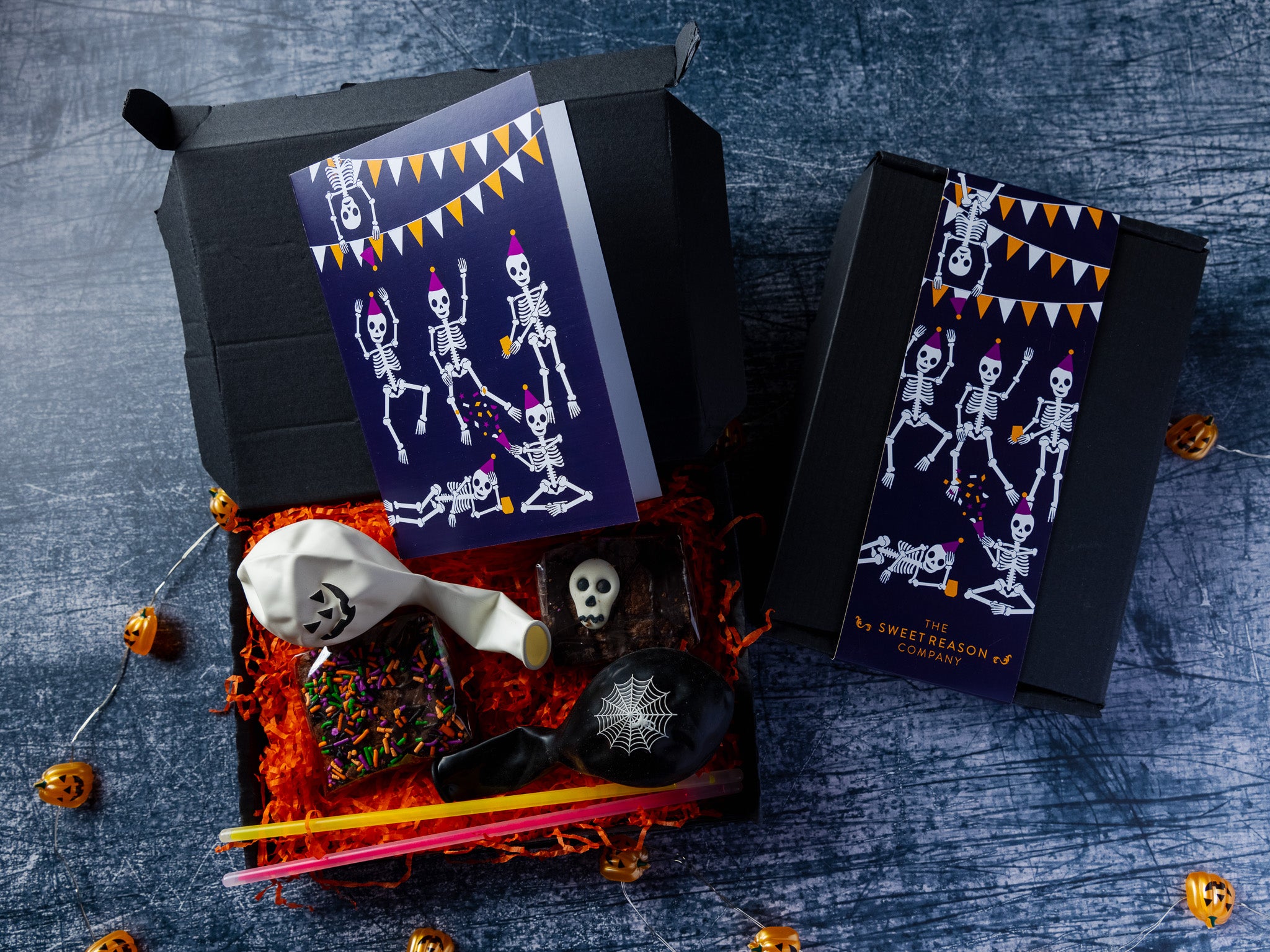 Letterbox 'Skeleton' Brownies & Party Pieces – The Sweet Reason Company