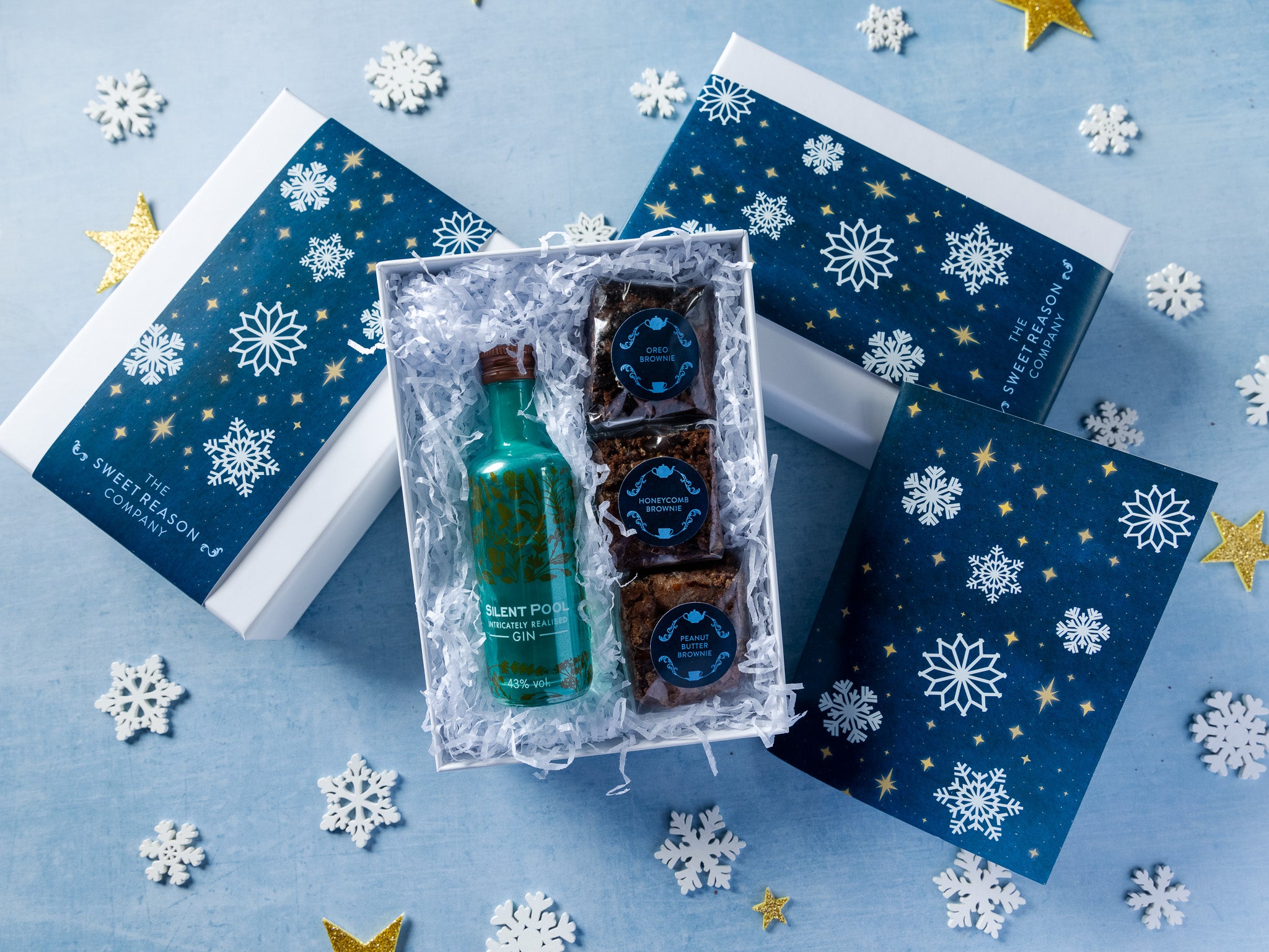 'Snowflakes' Brownies & Gin – The Sweet Reason Company