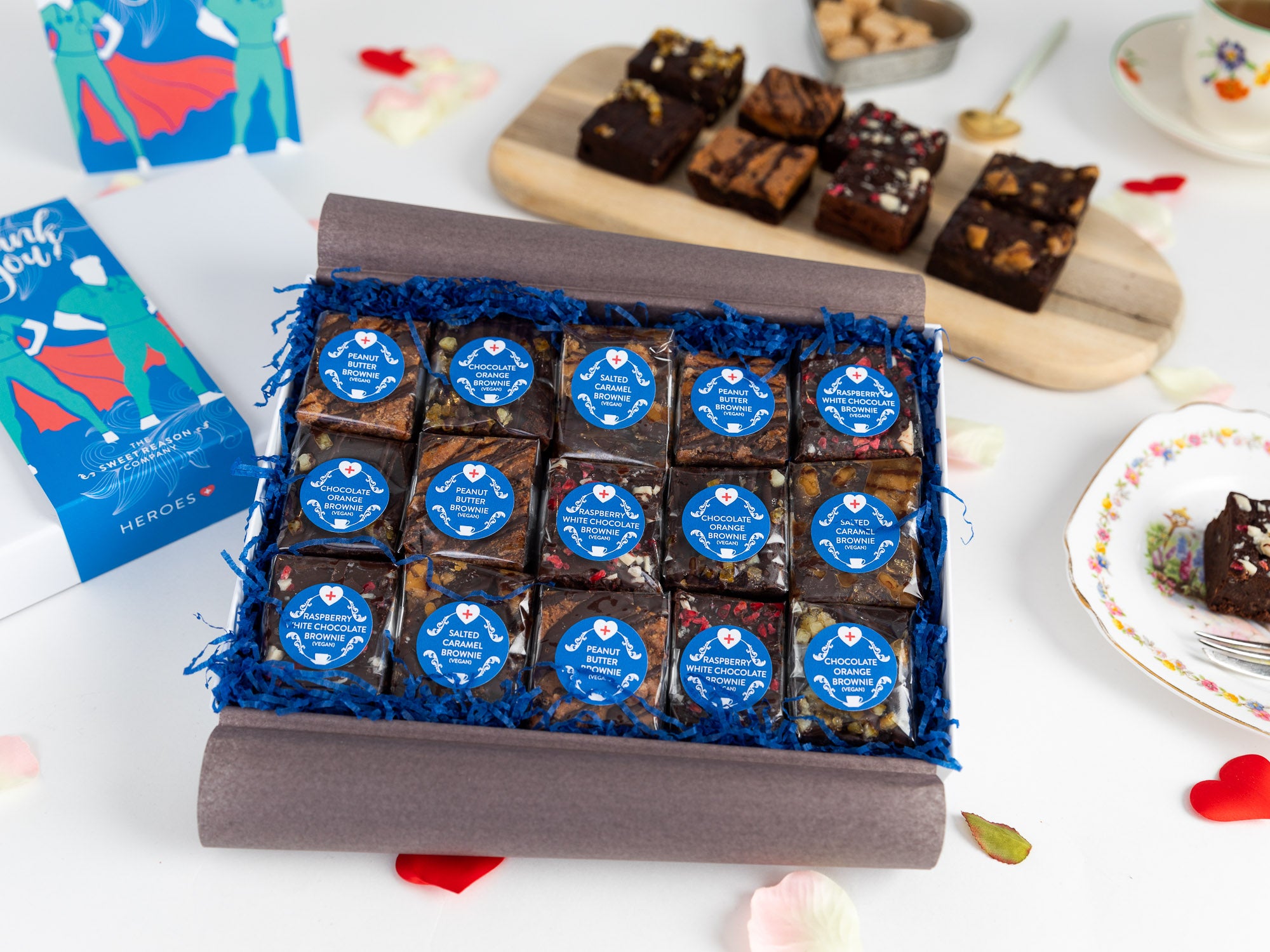 Thank You NHS - Vegan Indulgent Brownie Gift Box I Organic, Dairy-Free ...