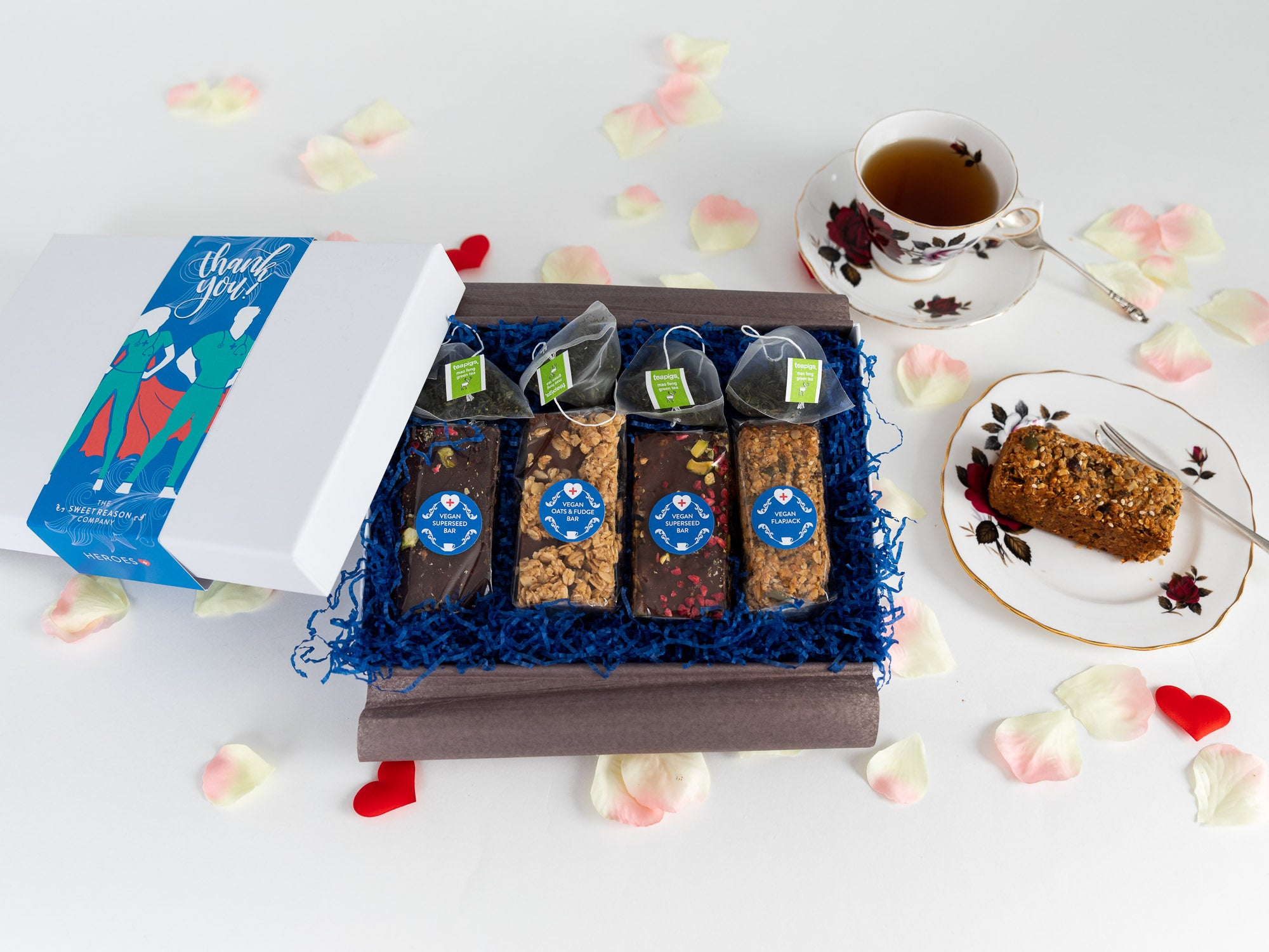 NHS Thank You - Vegan Treats Gift Box | Sweet Treats & Teas – The Sweet ...